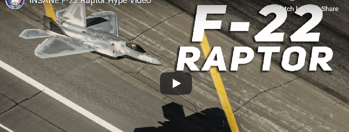 US Air Force Releases 'Awe Inspiring' Video Of F-22 Raptors; Takes ...