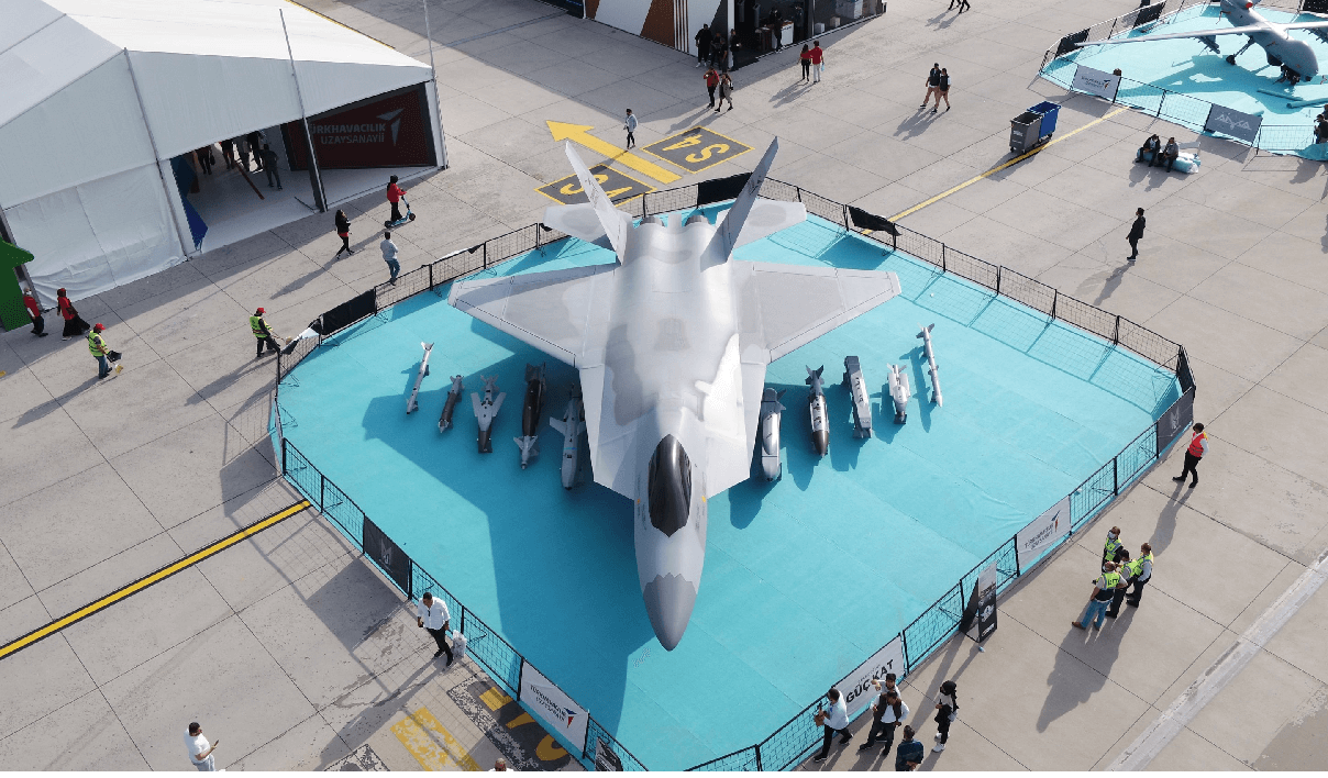 Turkey Displays Its Fifth-Gen Stealth Fighter Jet At Singapore Air Show ... Turkey Displays Its Fifth-Gen Stealth Fighter Jet At Singapore Air Show ...