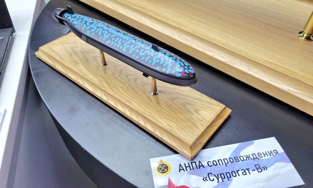 Underwater 'Wingman'? Surrogat-V Drone Atop Russia's Arktur Stealth ...