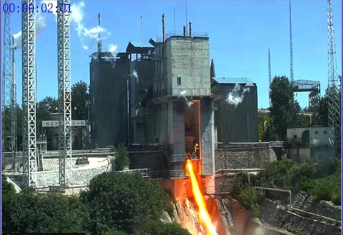 China Conducts Ground Test Of A Powerful Engine For Long March 9 Rocket ...