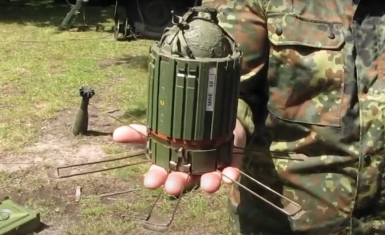 Ukraine Fires 'Magnetic' Anti-Tank Mines Loaded In A Rocket; Donetsk ...