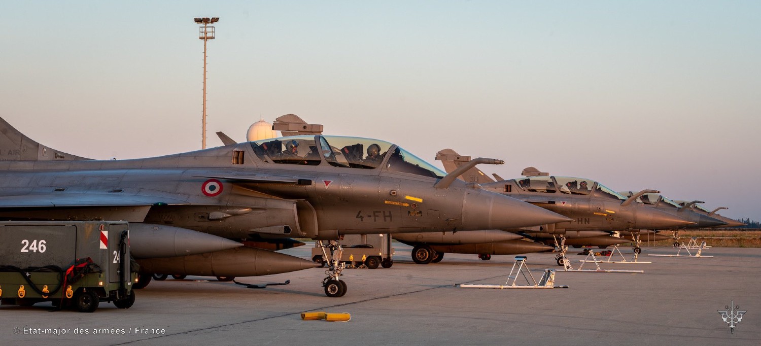 France Dispatches 19 Warplanes Including 10 Rafales Fighters To Indo ...
