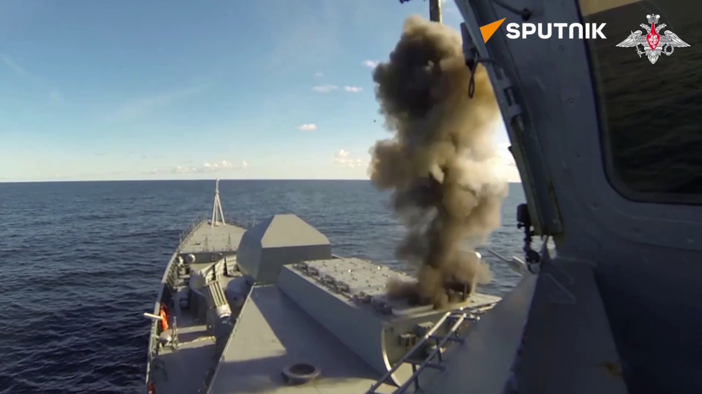 Russia 'Sinks' Warship With Redut Missile As Baltic Sea Turns Into ...