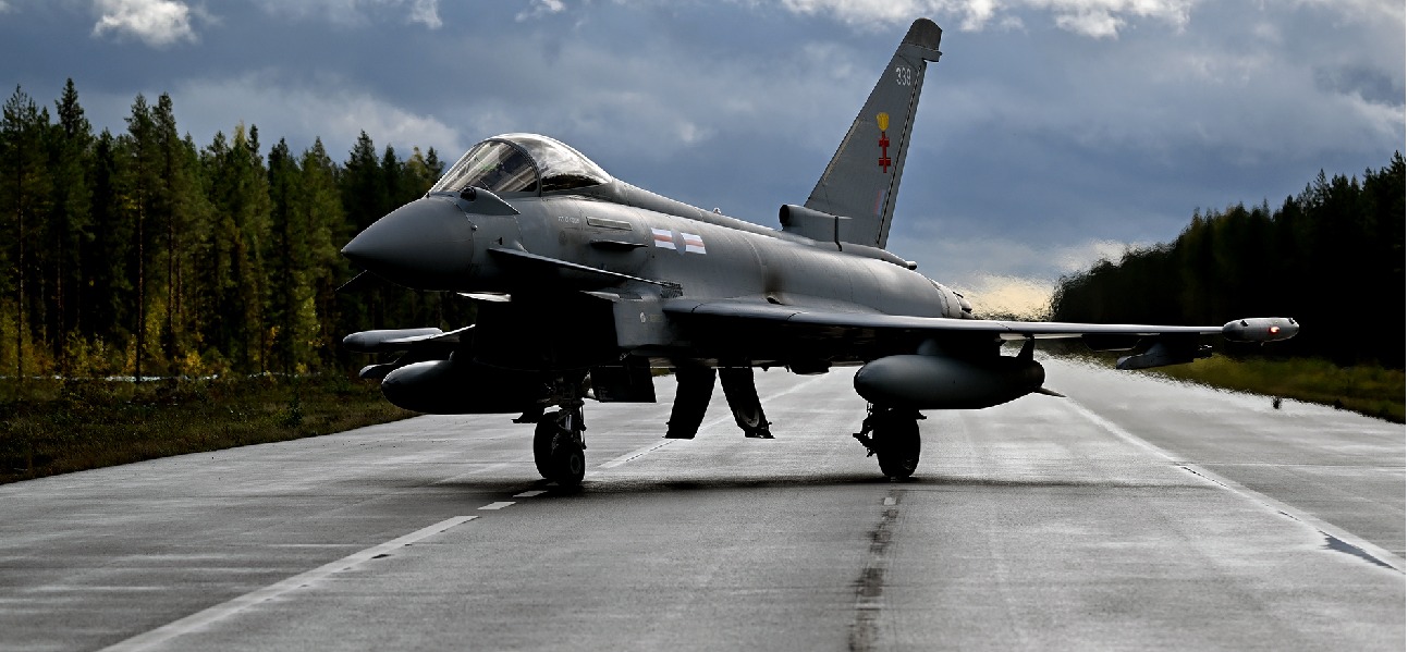 Eurofighter Typhoon Conducts First-Ever Landing On Finnish Road As ...