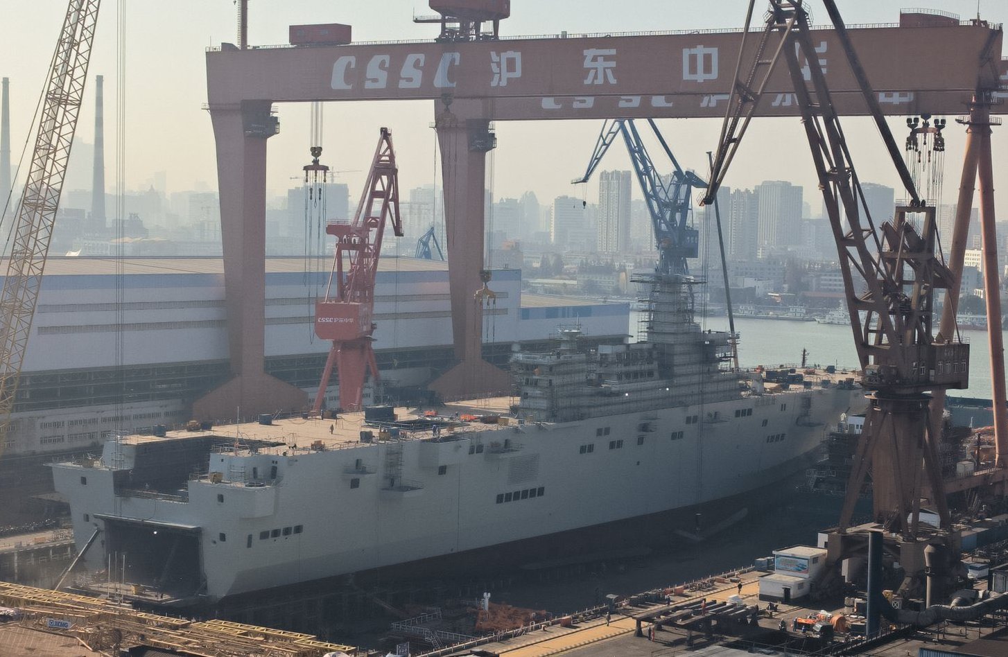 China's 4th Type-75 Amphibious Assault Carrier Nears Completion As PLA ...