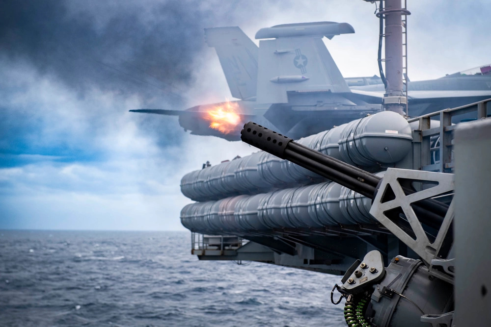 US Navy's 4,000 Rounds-A-Minute Phalanx Gun Shoots Down Houthi Missile ...