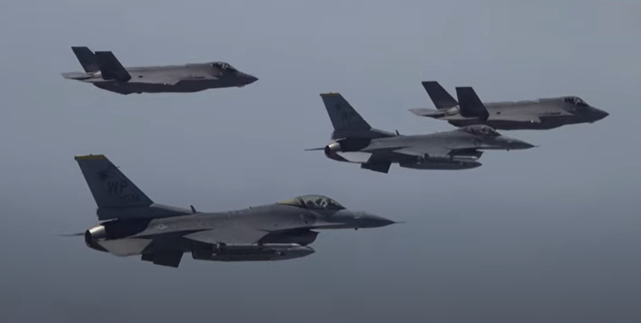 Korean F-35A, US F-16C Jets 'Bomb' North Korean Ballistic Missile TELs ...