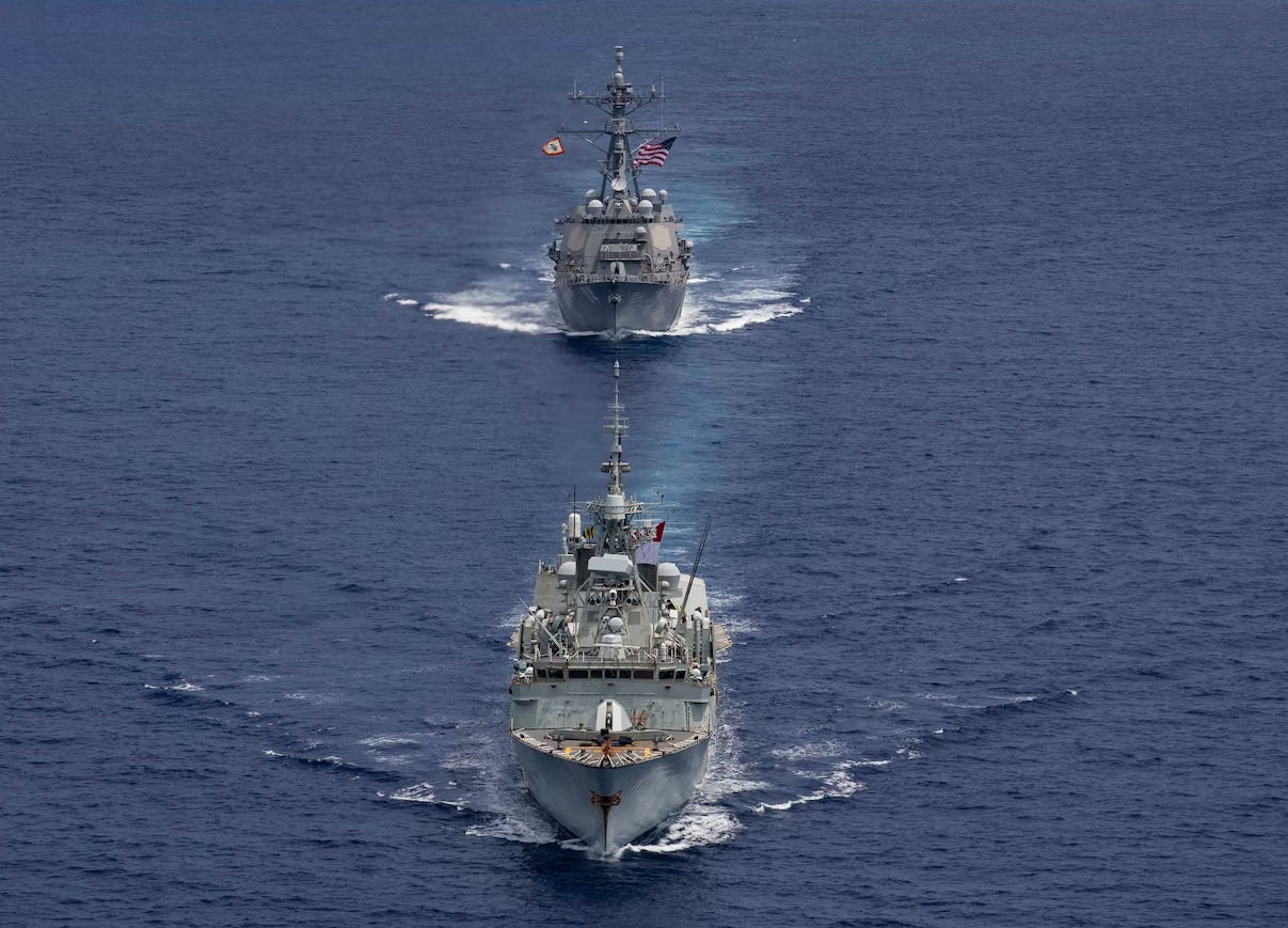 U.S. & Canadian Naval Forces "Flex Muscles" In South China Sea Amid ...