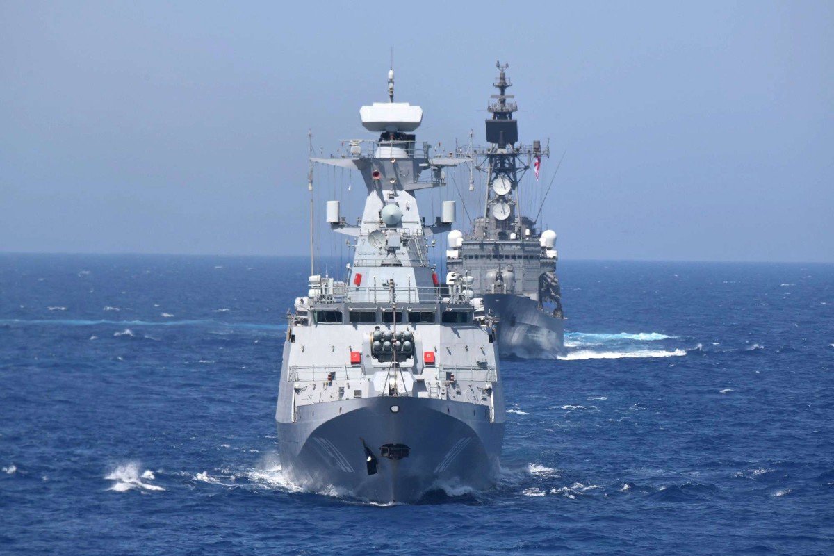 1st Time Ever -- Japanese Warship Drills With Chinese-Built Algerian ...