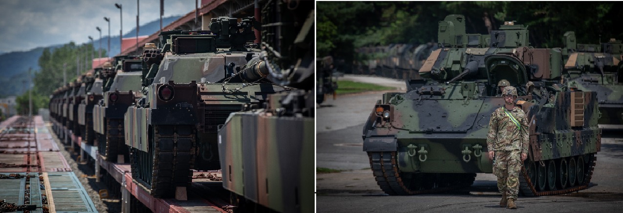 Abrams Tanks, Bradley IFVs 'Get Ready' As US Army Practices Swift ...