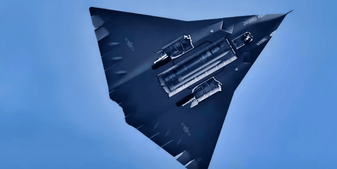 China’s J-36 Stealth Fighter Prototype Makes Second Public Appearance ...